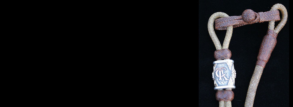 Leland Hensely. Fine Quality Rawhide Braiding.